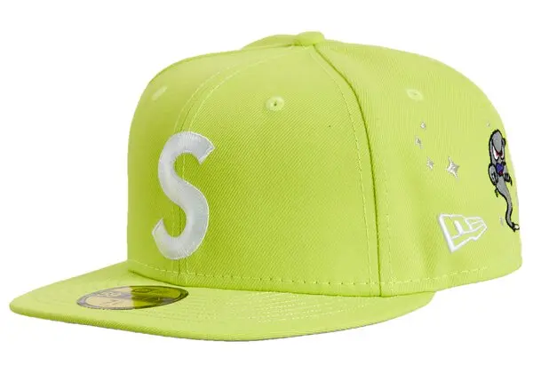 Supreme Characters S Logo New Era Cap - Neon Green