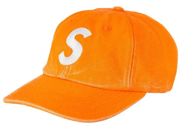 Supreme Pigment Canvas 6-panel Cap - Orange