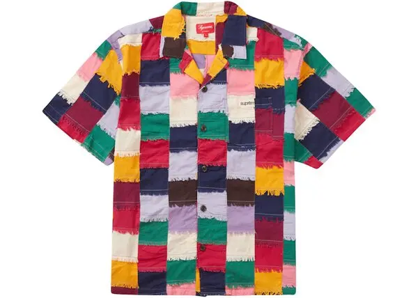 Supreme Patchwork Short Sleeve Shirt