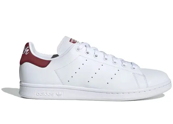 Adidas Stan Smith Sneakers - Cloud White/collegiate Burgundy