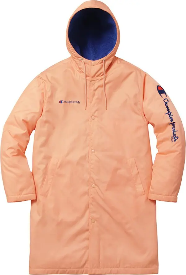 Supreme Champion Stadium Parka Jacket - Peach