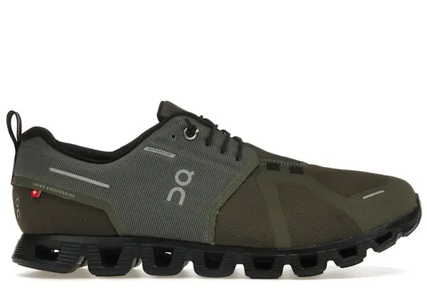 On Cloud 5 Waterproof Sneakers - Olive/black
