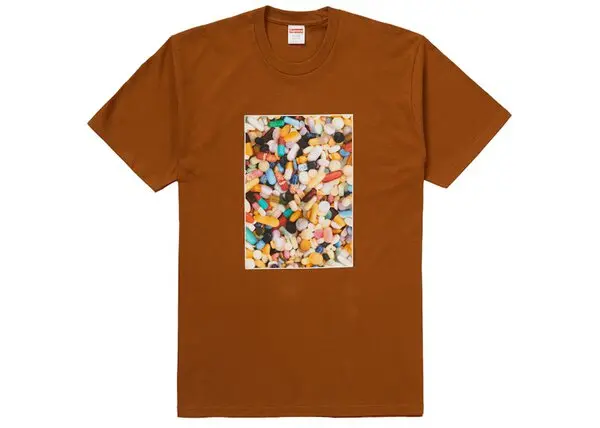 Supreme Pills Tee Shirt - Brown