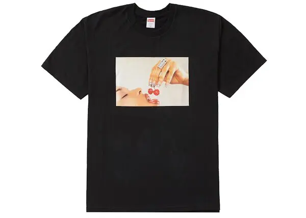 Supreme Cherries Tee Shirt - Black