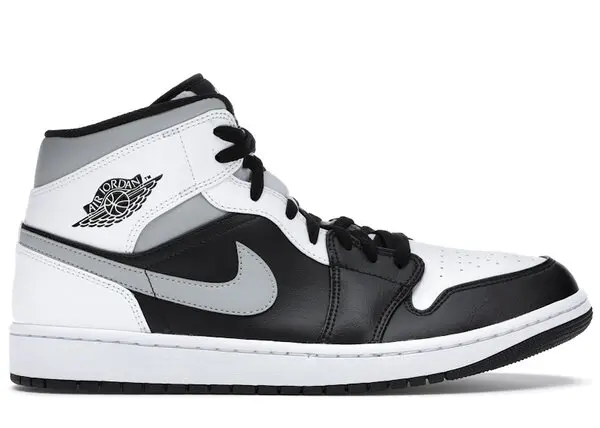 JORDAN 1 Mid Shadow - Black/medium Grey/white