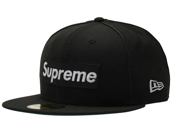 Supreme Piping Box Logo New Era Cap - Black