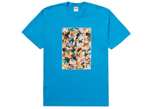 Supreme Pills Tee Shirt - Bright Blue