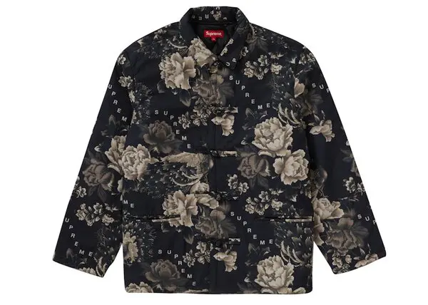 Supreme Floral Jacket - Black