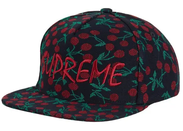 Supreme Cherries 5-panel Cap - Indigo