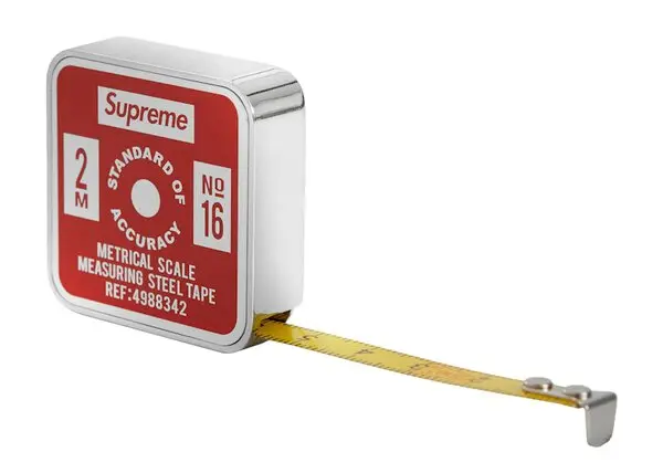 Supreme Penco Metric Tape Measure - Red