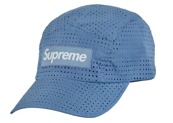 Supreme Perforated Camp Cap - Slate