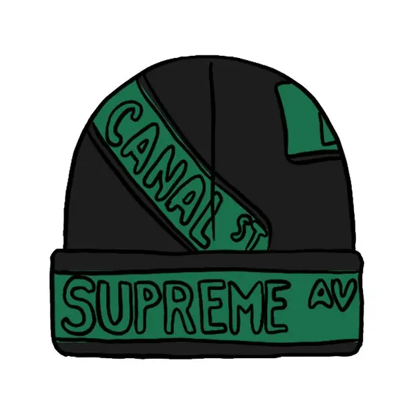 Supreme Street Signs Beanie - Black