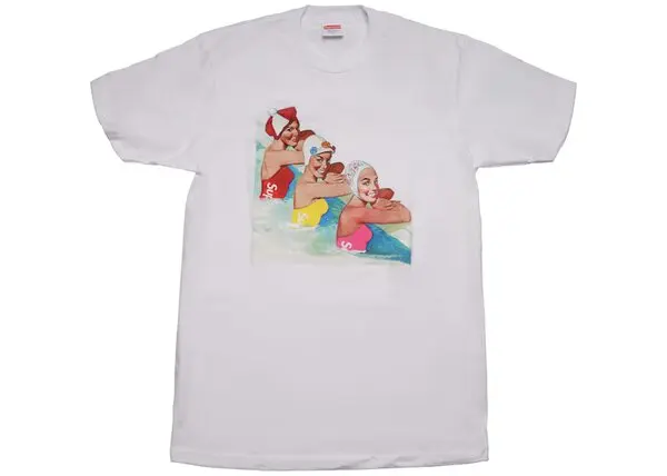 Supreme Swimmers Tee Shirt - White