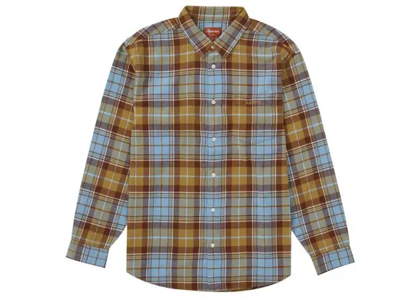 Supreme Plaid Flannel Shirt