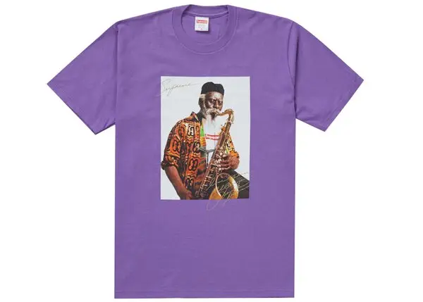 Supreme Pharoah Sanders Tee Shirt - Purple