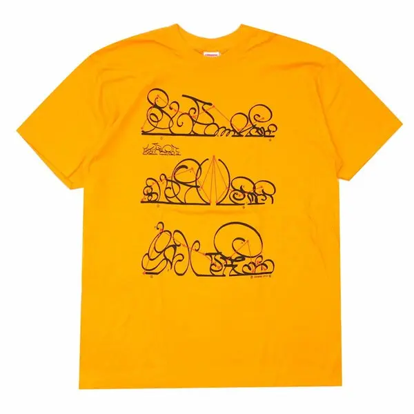 Supreme System Tee Shirt - Bright Orange