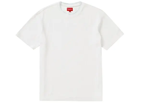 Supreme Stripe Rib Waffle Top - White