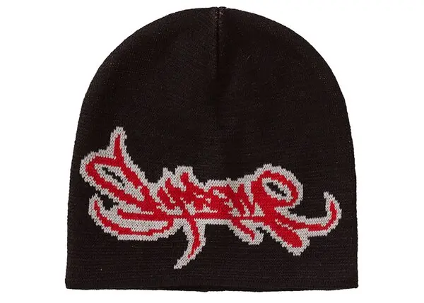 Supreme Tag Logo Beanie - Black
