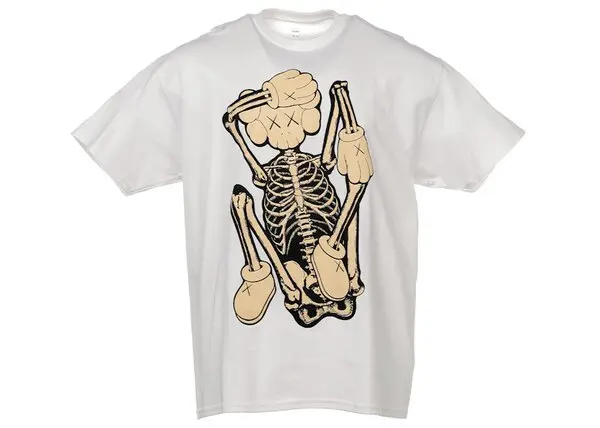 KAWS Skeleton New Fiction T-shirt - Bone