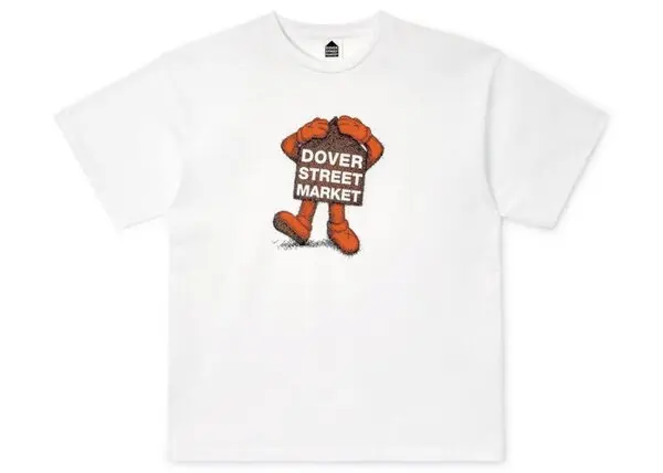 KAWS X Dover Street Market Fluro Rebellion T-shirt - Orange