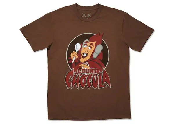 KAWS X Monsters Count Chocula T-shirt - Brown