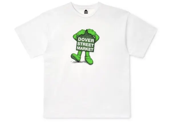 KAWS X Dover Street Market Fluro Rebellion T-shirt - Green