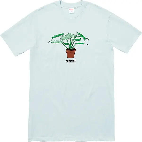Supreme Plant Tee Shirt - Pale Blue