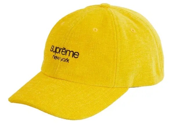Supreme Chenille 6-panel Cap - Yellow
