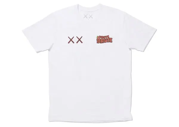 KAWS X Monsters Frute Brute T-shirt - White