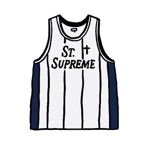 Supreme Basketball Jersey - White