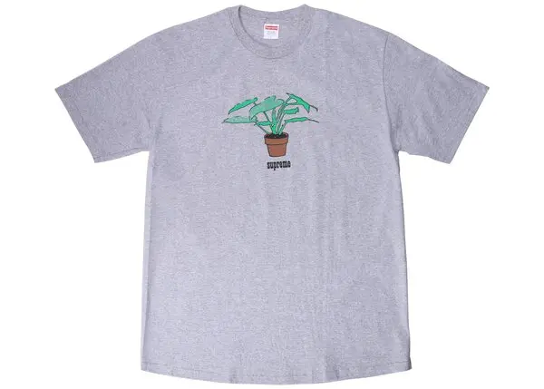 Supreme Plant Tee Shirt - Heather Grey