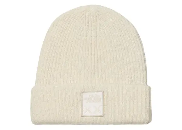 KAWS X The North Face Beanie - Moonlight Ivory