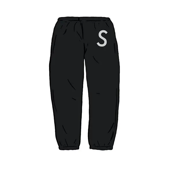 Supreme Swarovski Logo Sweatpants - Black