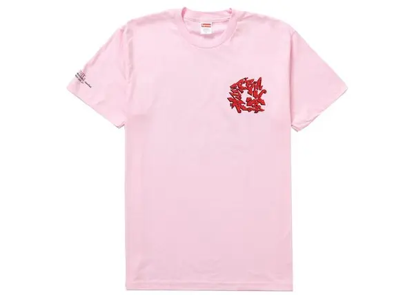 Supreme Support Unit Tee Shirt - Light Pink