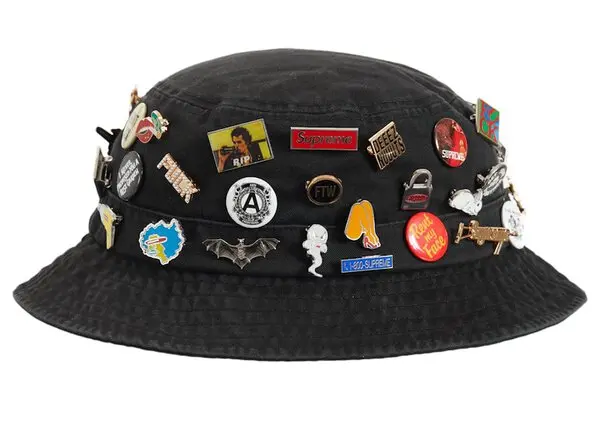 Supreme Pins Crusher Hat - Black