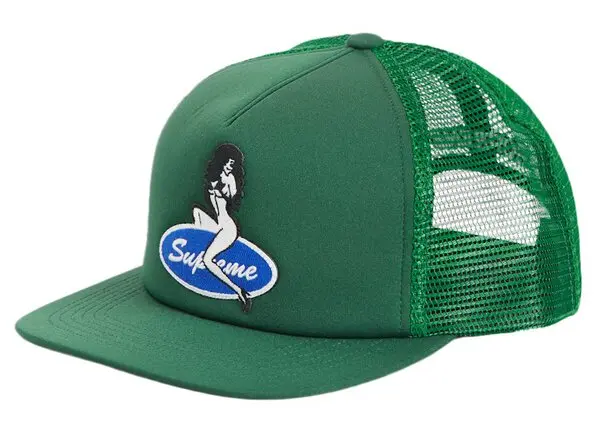 Supreme Pin Up 5-panel Cap - Green