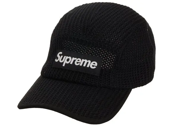 Supreme String Camp Cap - Black