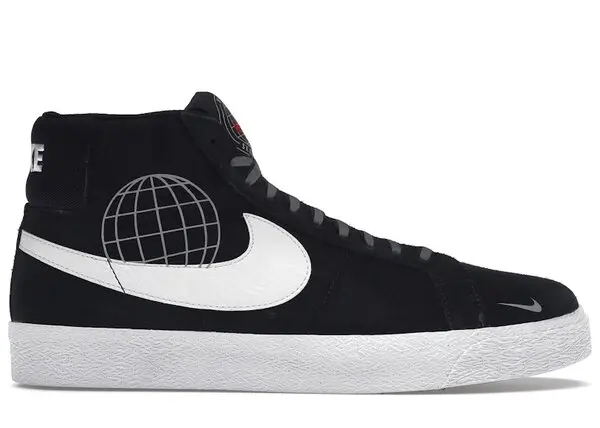 Nike Zoom Blazer Mid Sneakers - Black/white/reflective