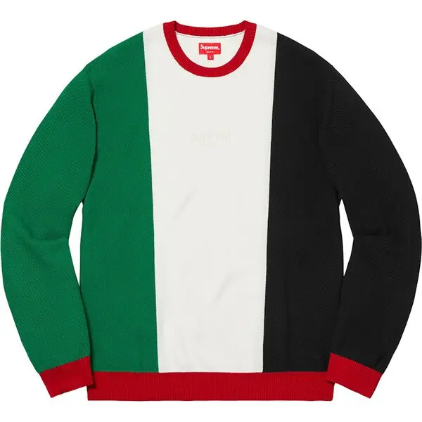 Supreme Pique Crewneck Sweatshirt - Multicolor