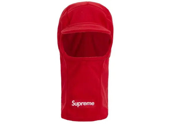 Supreme Polartec Brim Balaclava - Red