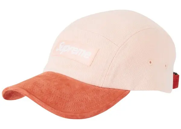 Supreme Suede Visor Cap - Peach