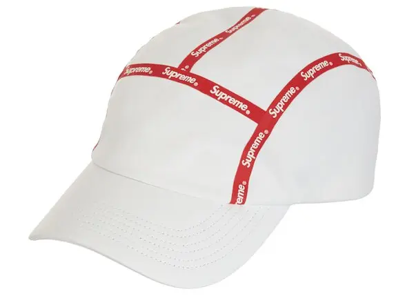 Supreme Taped Seam Windstopper Camp Cap - White