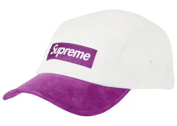 Supreme Suede Visor Camp Cap - Natural