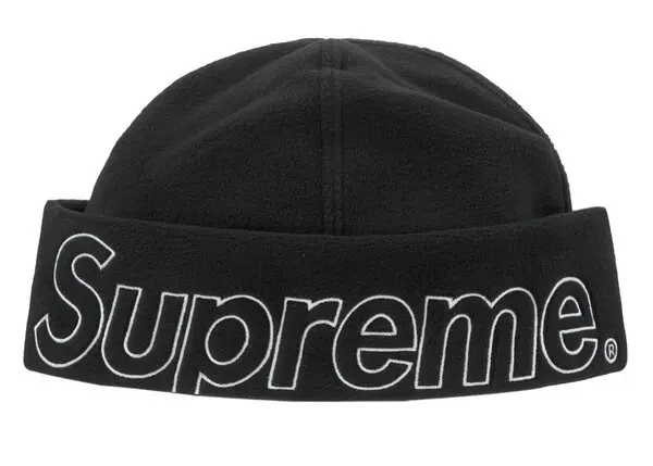 Supreme Polartec Beanie - Black