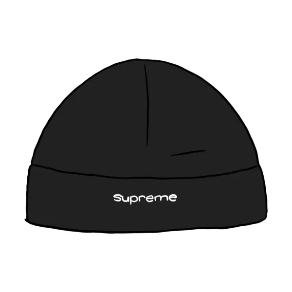 Supreme Polartec Beanie - Black