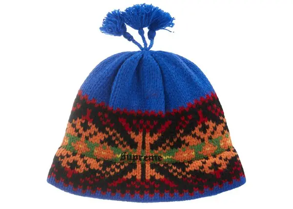 Supreme Tassel Beanie - Royal