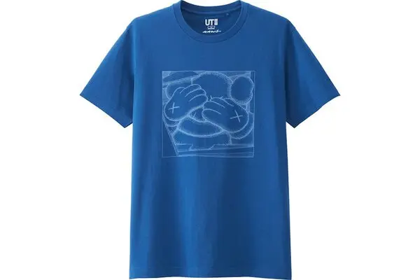 KAWS X Uniqlo Chum Tee Shirt - Blue