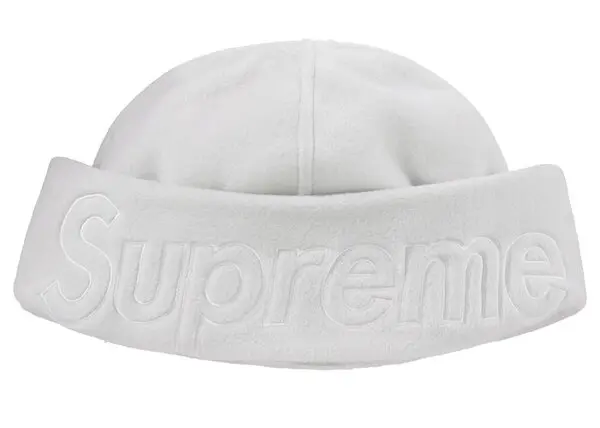 Supreme Polartec Beanie - Light Grey