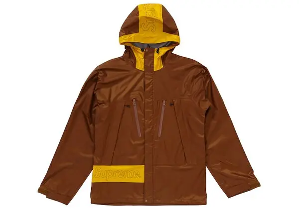 Supreme Taped Seam Jacket - Brown