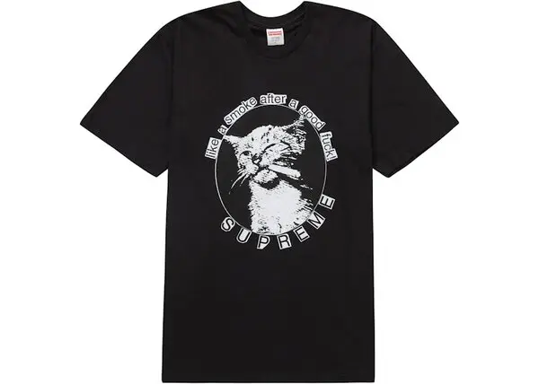 Supreme Smoke Tee Shirt - Black
